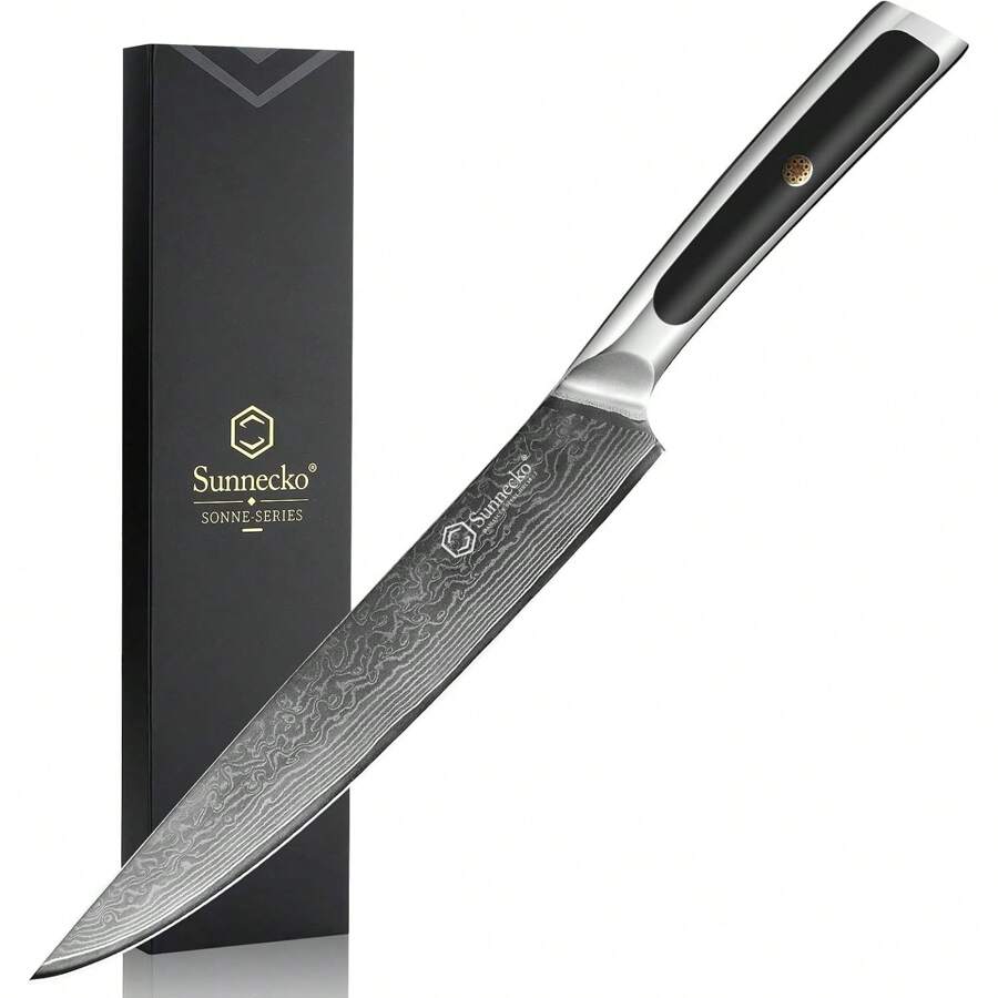Sunnecko Chef Knife 8 Inch, Damascus Kitchen Knife Japanese Chefs Knife ... Sunnecko Chef Knife 8 Inch, Damascus Kitchen Knife Japanese Chefs Knife ...