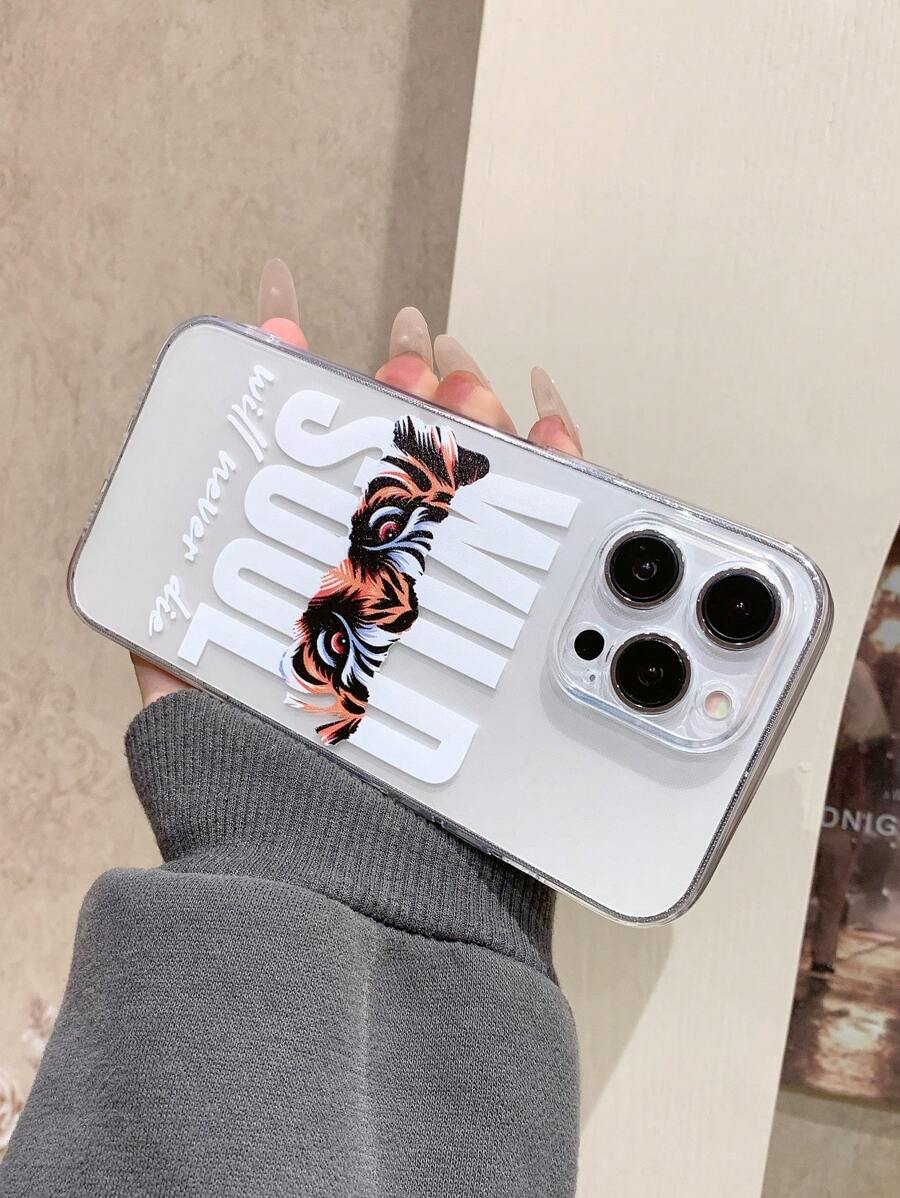Fierce Animals Minimalist Fierce Tiger Eyes & Letter Print Colorful ... Fierce Animals Minimalist Fierce Tiger Eyes & Letter Print Colorful ...