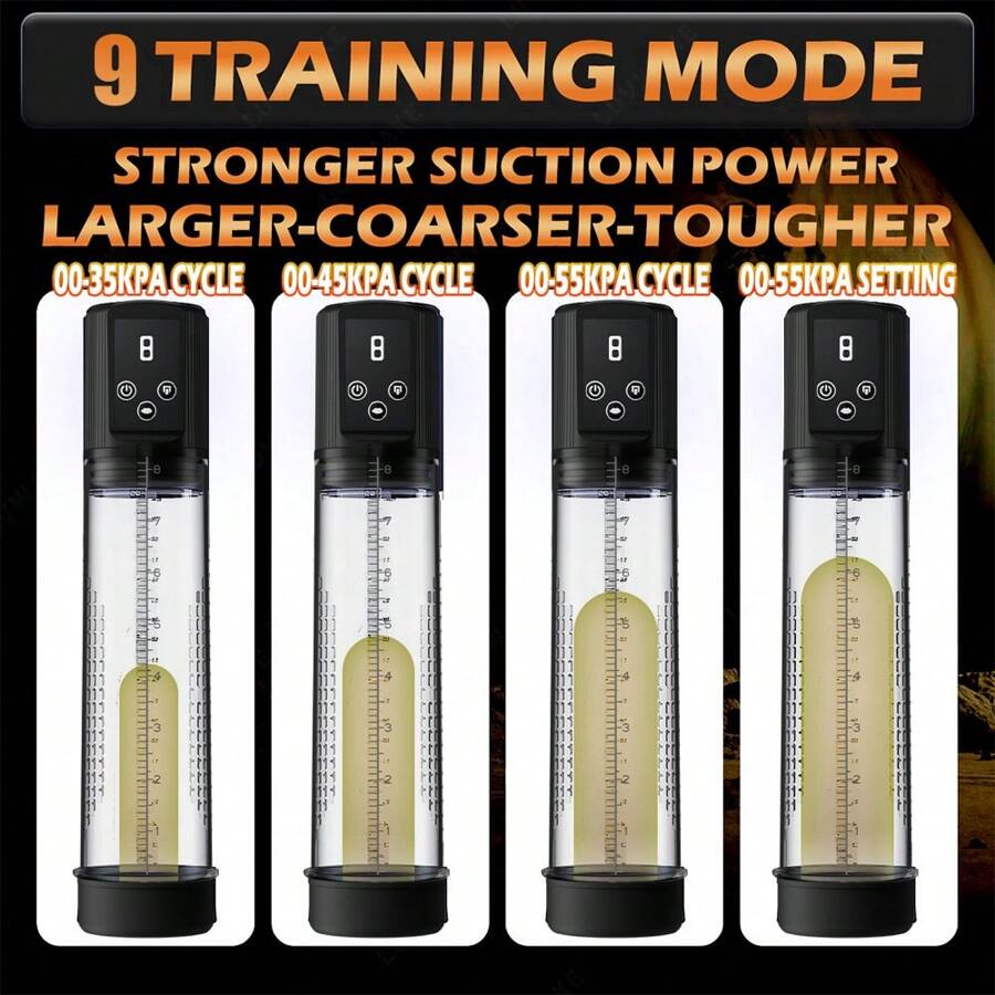 Men's Trainer Electric Penis Pump Expanding Vacuum Pump Male ...