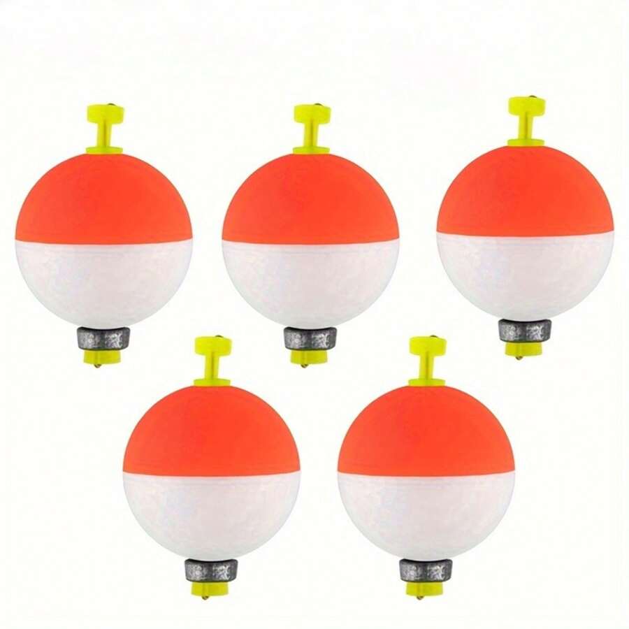5 Round High-Sensitivity EVA Float Balls For Long-Distance Casting, Eye ...