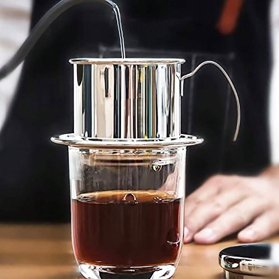 Vietnamese Drip Coffee Maker, With Fine Filter Screen Vietnam Simple Maker For Baristas | SHEIN UK