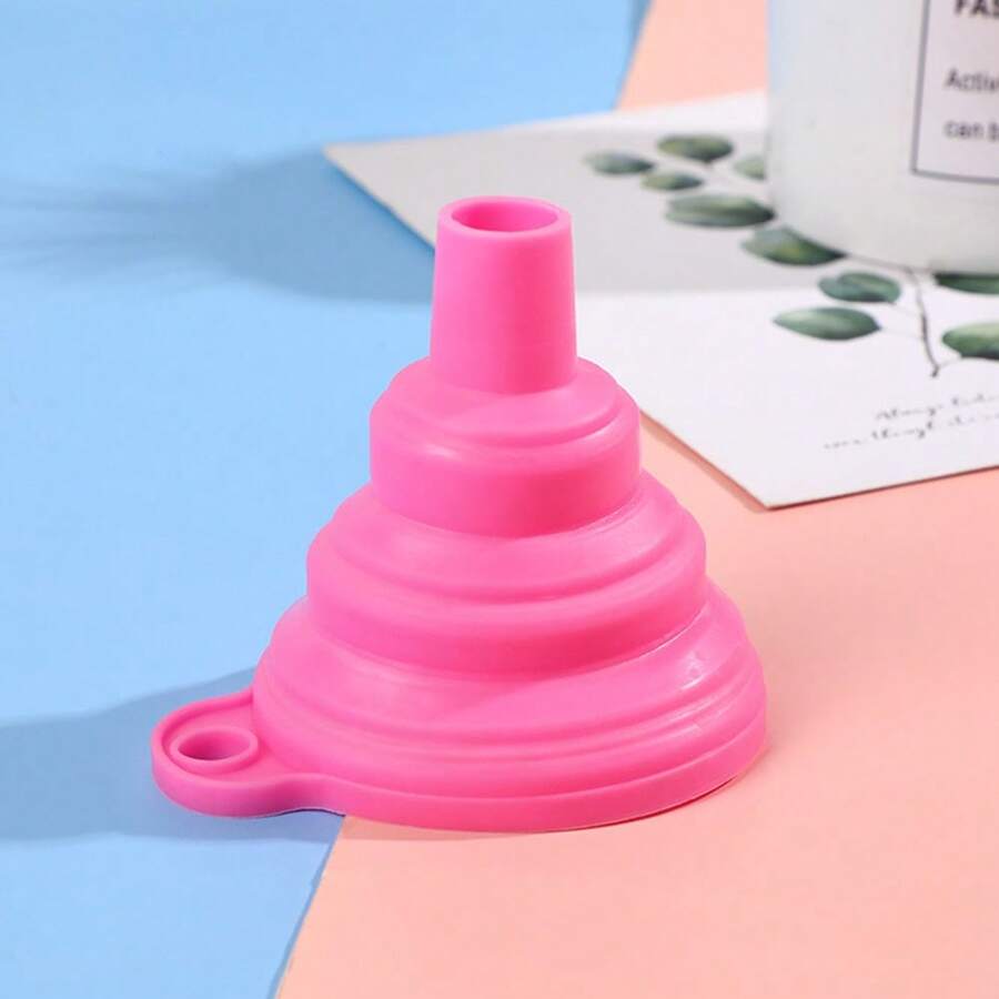 Kitchen Creative Color Scalable Portable Funnel Large Diameter Liquid ...