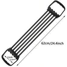 Full Body Workout Set Chest Expander With 5 Removable Resistance Bands ...