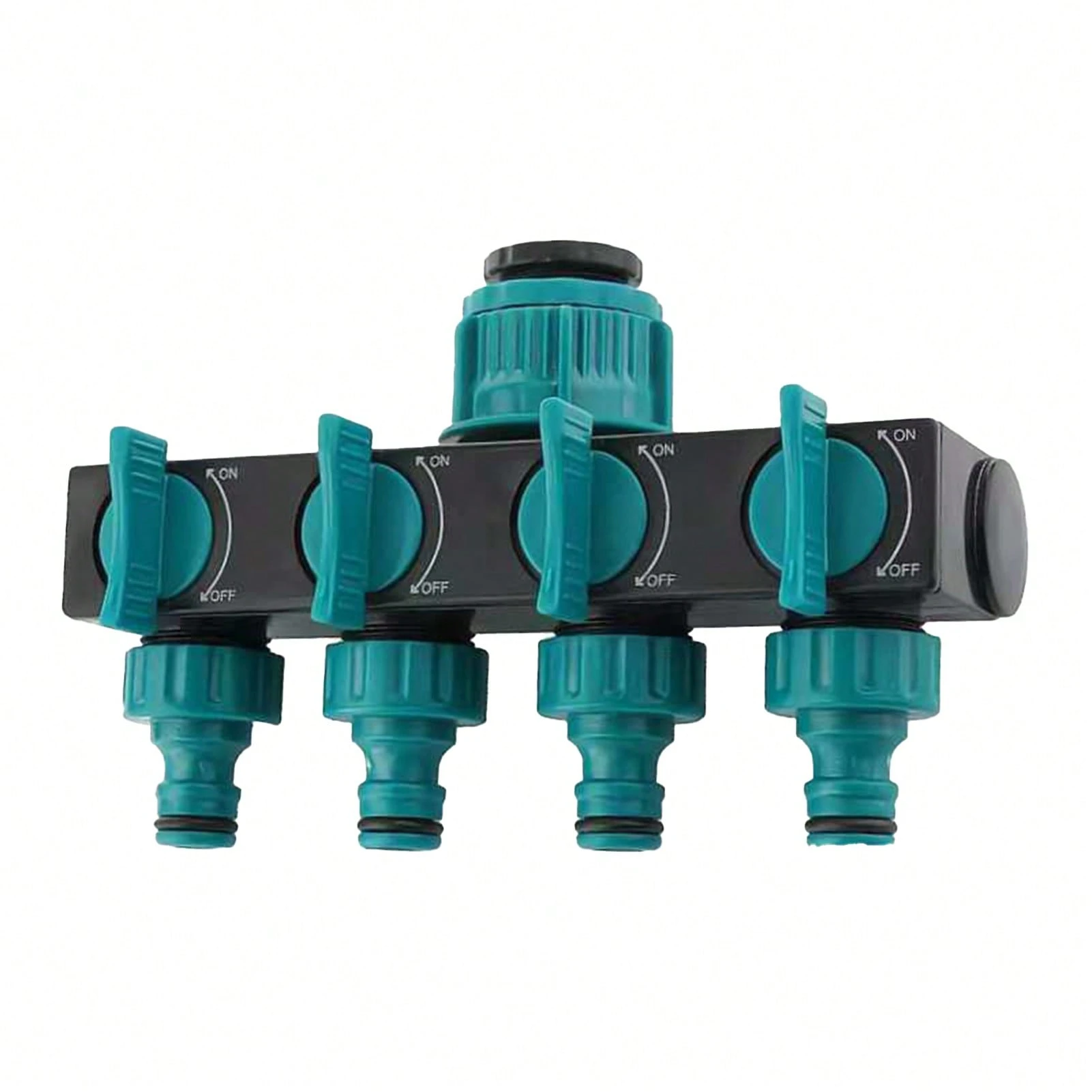 4 Way Garden Hose Splitter Heavy Duty Irrigation Hose Connector Faucet ...