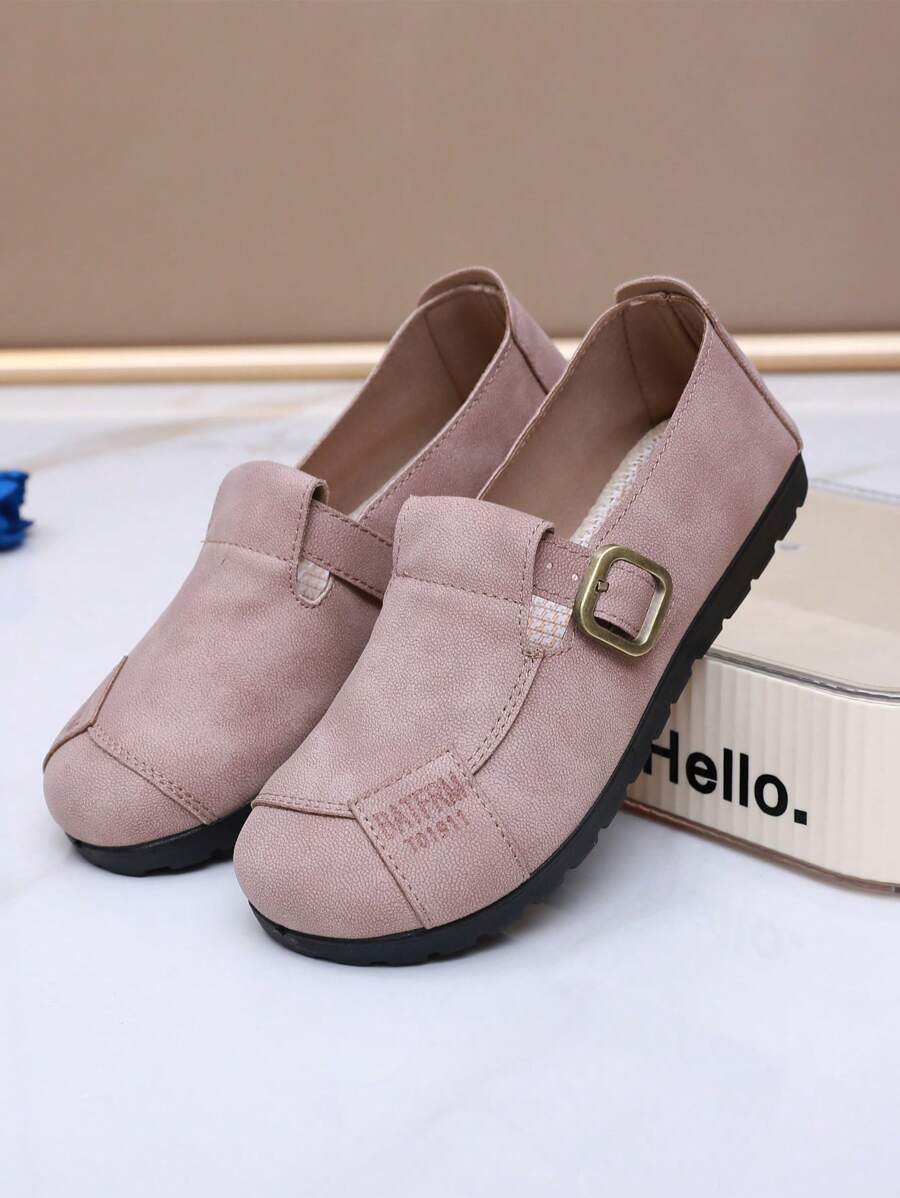2025 Spring New Vintage Soft Bottom Women Flat Soft Leather Loafers ...