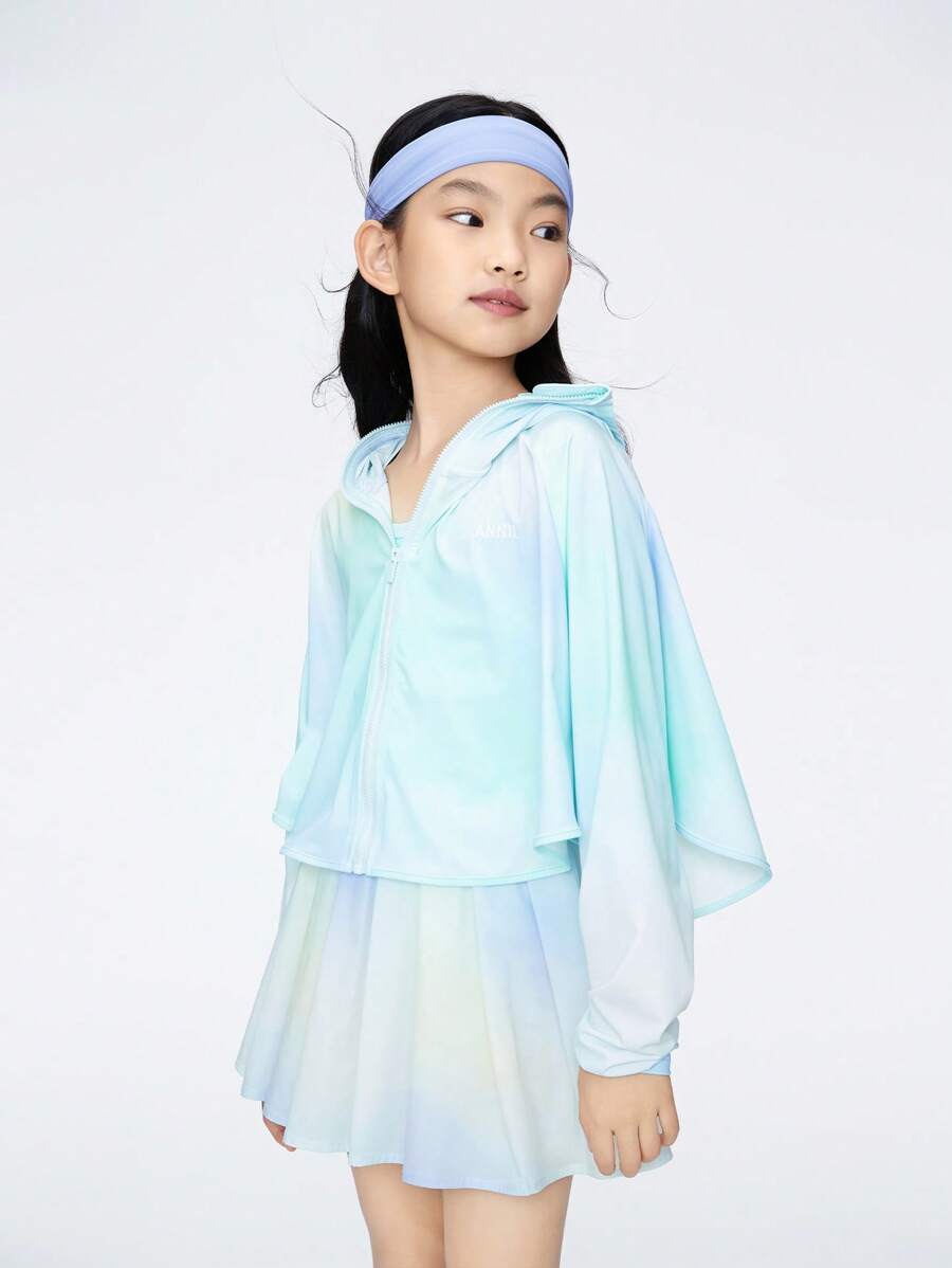 Annil Summer Knitted Sunscreen Jackets For Big Girls In Tween Girl ...