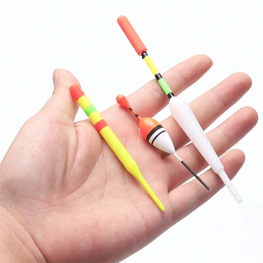 Fishing Float Set 15pcs Professional Vertical Buoy With Glow Stick ...