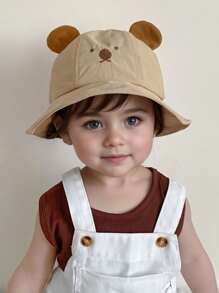 1pc Cute Cartoon Bucket Hat For Infants And Toddlers, Thin Quick-Dry ...