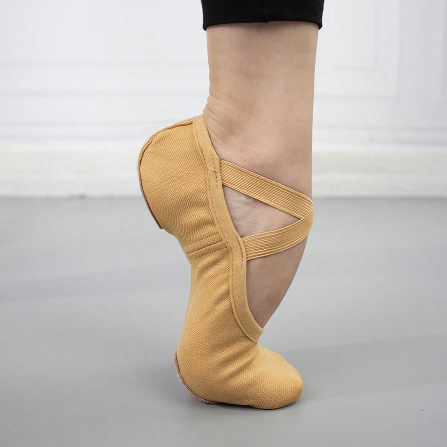 Wuyuan Split Sole 4-Way Stretch Canvas Professional Ballet Shoes Ideal ...