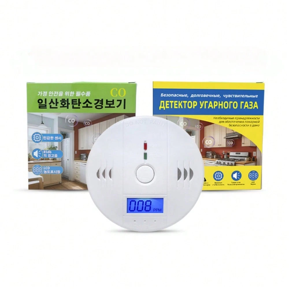 Portable Digital CO Detector With LED Indicator, Acoustic Alarm, Rapid ...