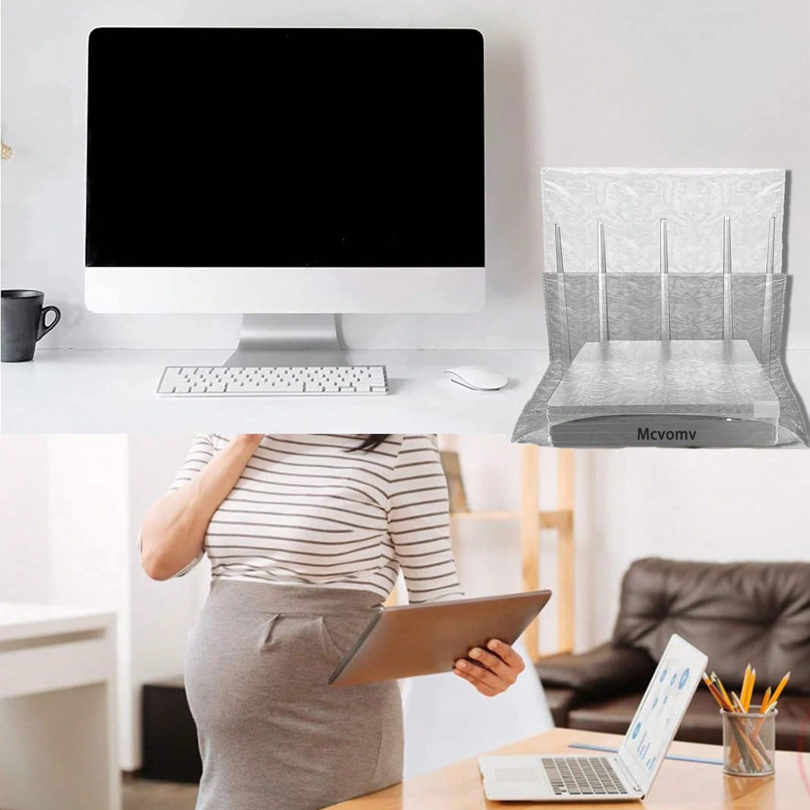 1pc Large WiFi Router Cover Faraday Bag, EMF Protection, WiFi Blocker ...