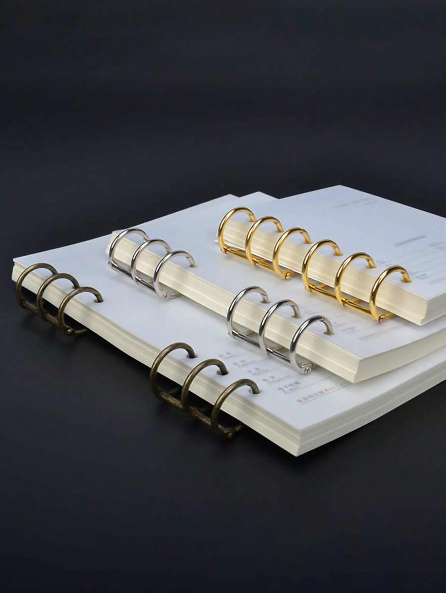 1pc Loose Leaf Metal Ring, 3 Ring Binder For Calendar, Memo Book ...