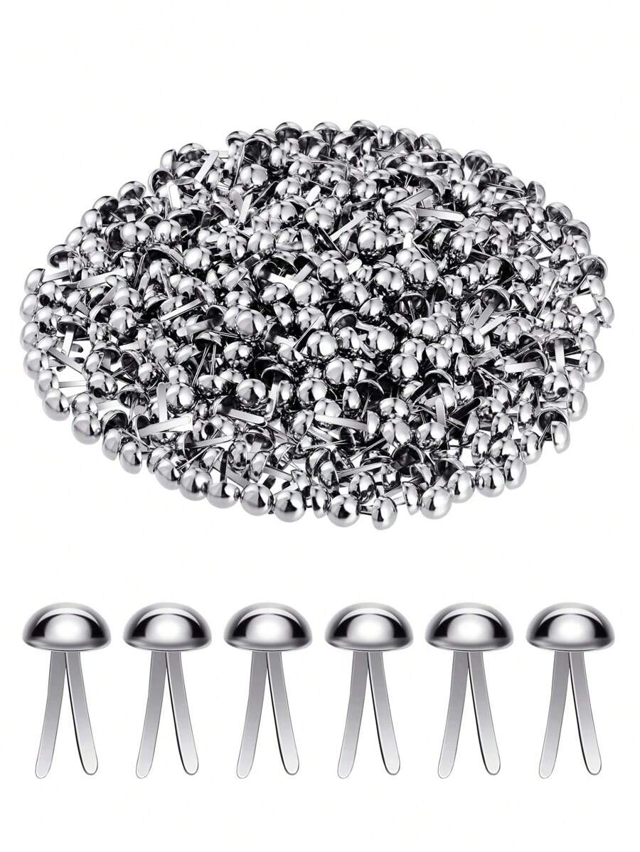 100pcs/200pcs/300pcs Round Headed Two Foot Nail Fastener, Bread Round ...