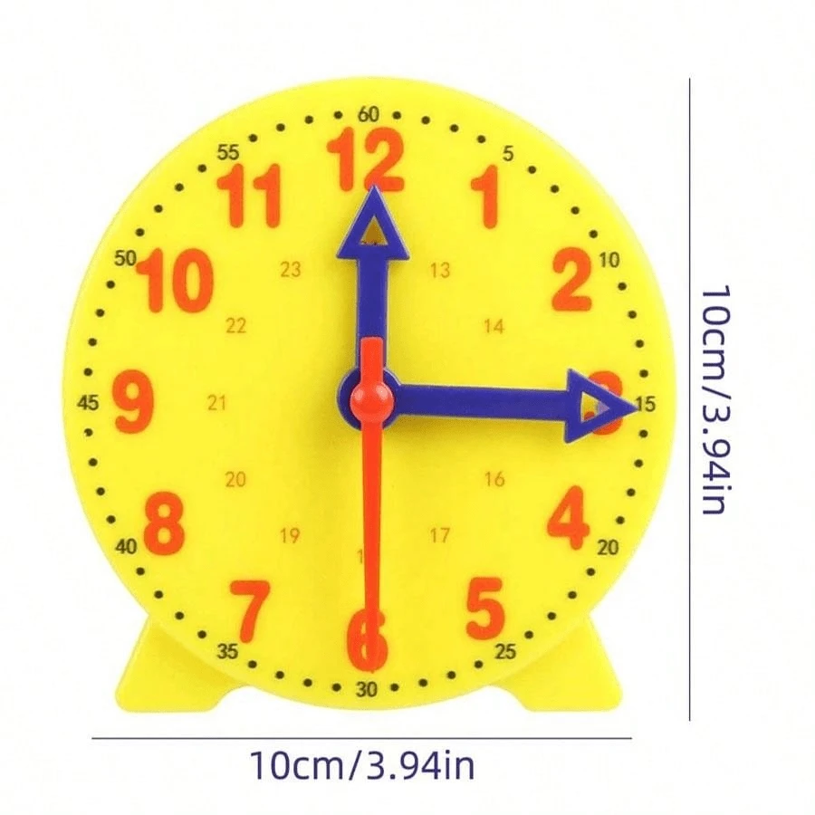 Reloj modelo didáctico de patrón digital para enseñar la hora, modelo ...