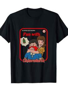 Fun With Chloroform Vintage Game Horror Goth Punk T-Shirt-100% Cotton ...