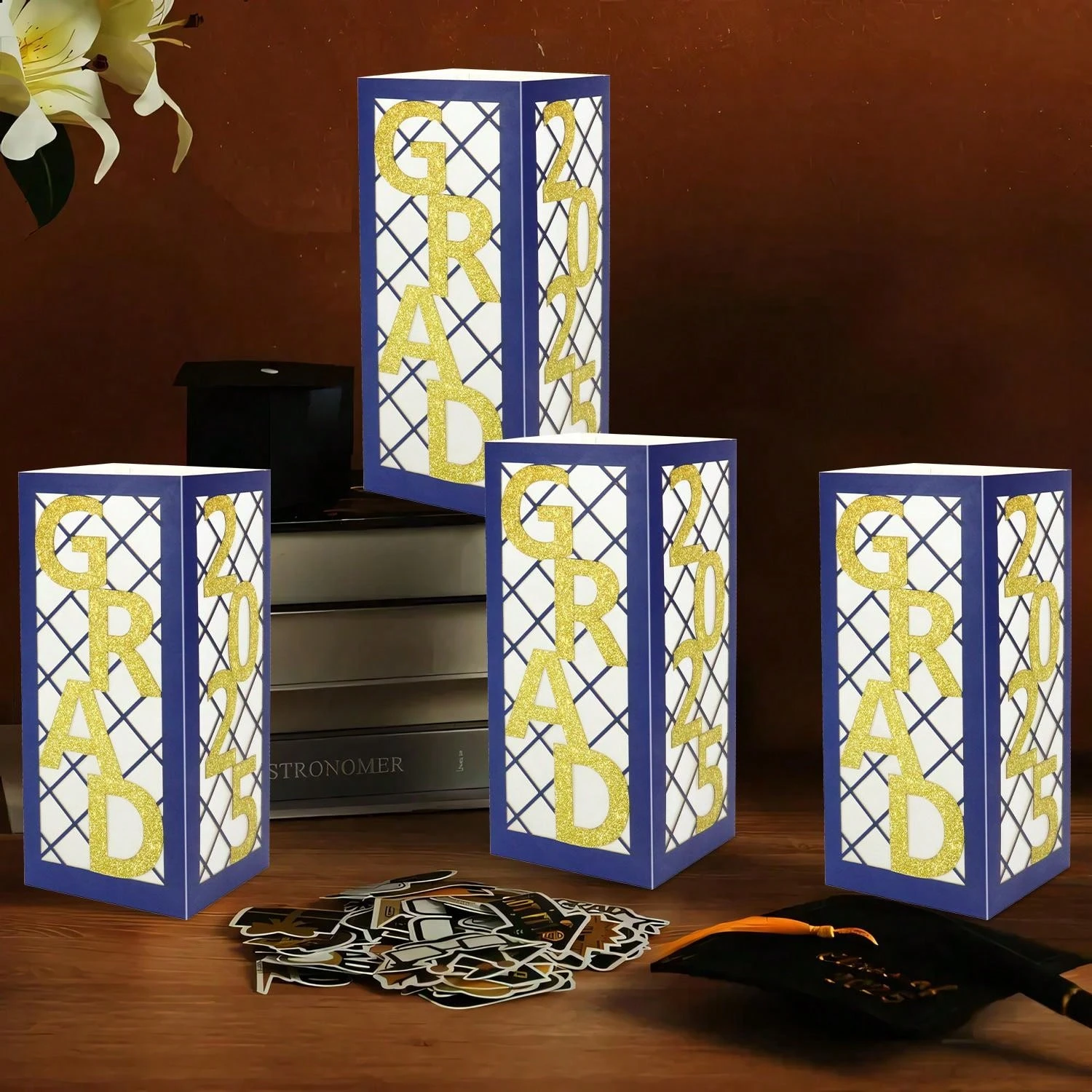 2025 Graduation Table Decorations Graduation Table Centerpieces Boxes ...