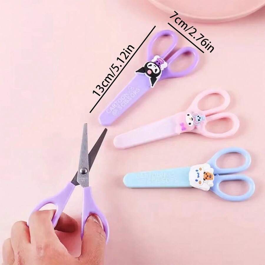 Sanrio Sanrio 1Pc Kuromi Handmade Safety Scissors My Melody Cinnamoroll ...