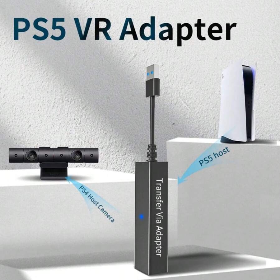 AOLION Adaptador VR PS5, Cabo de Conexão VR PS5, Cabo USB 3.0 Macho ...