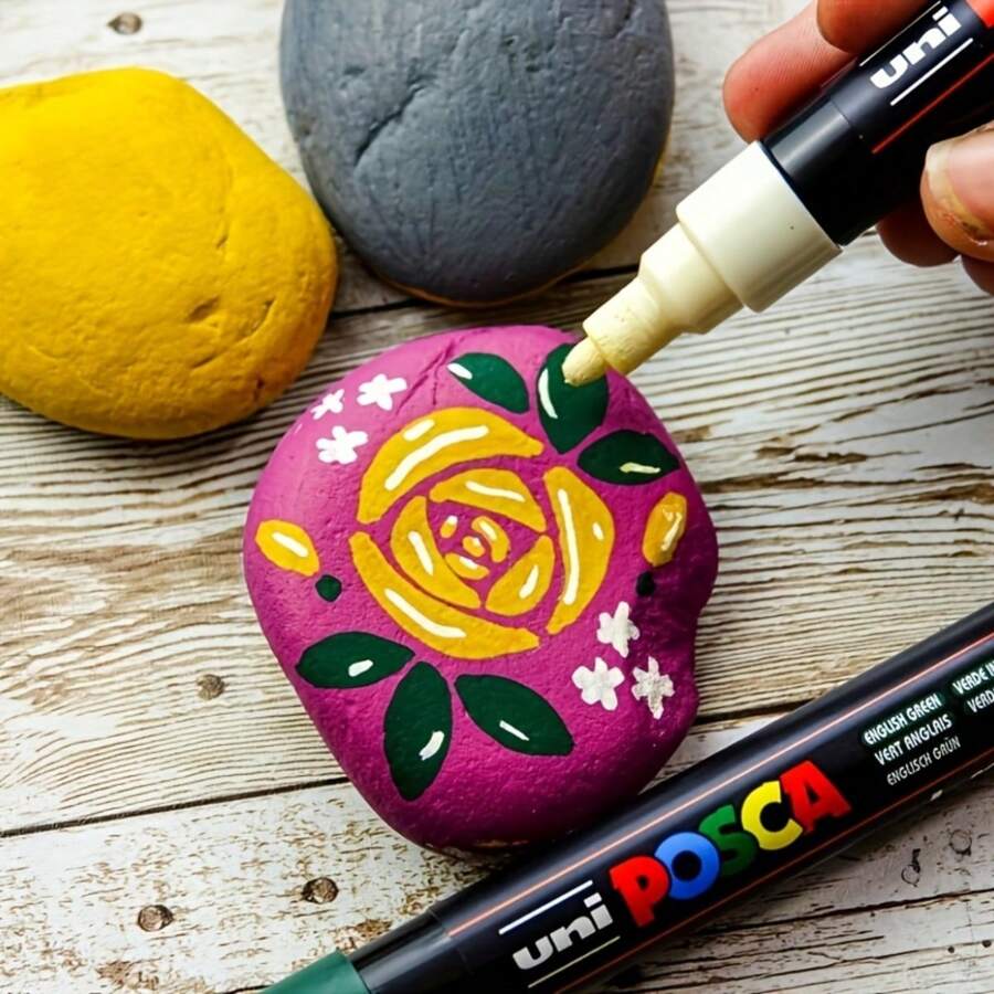 Medium Tip Posca Paint Markers - Water-Based, Art Marker Pens For ...