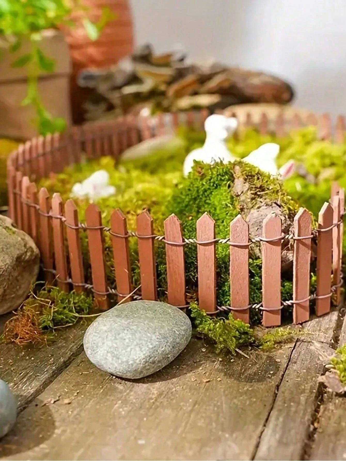 Scaled Scene Model Realistic Farm Mini Fences Wall Barrier Sandbox ...