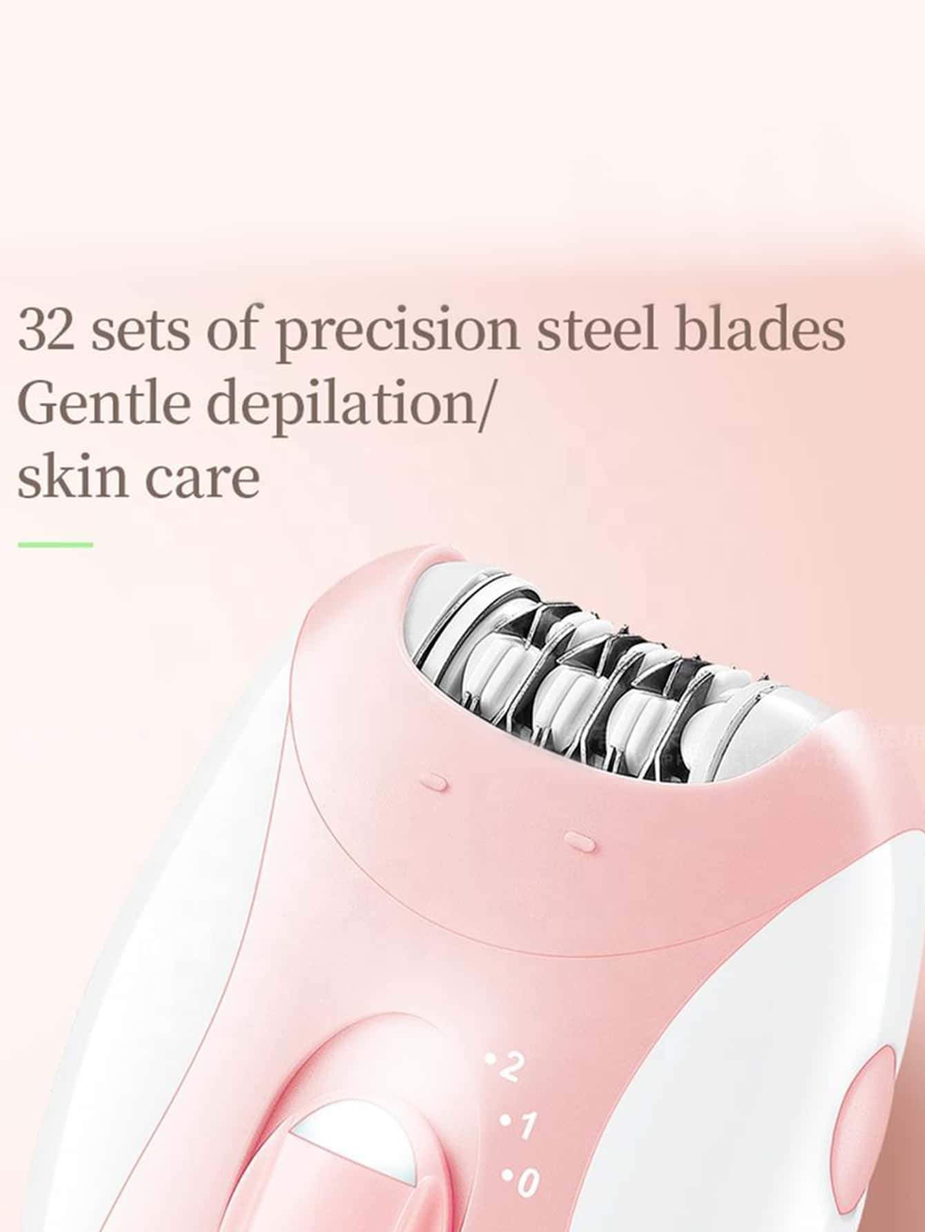 Kemei Lady's Electric Epilator Two Speed Rechargeable Remover ...