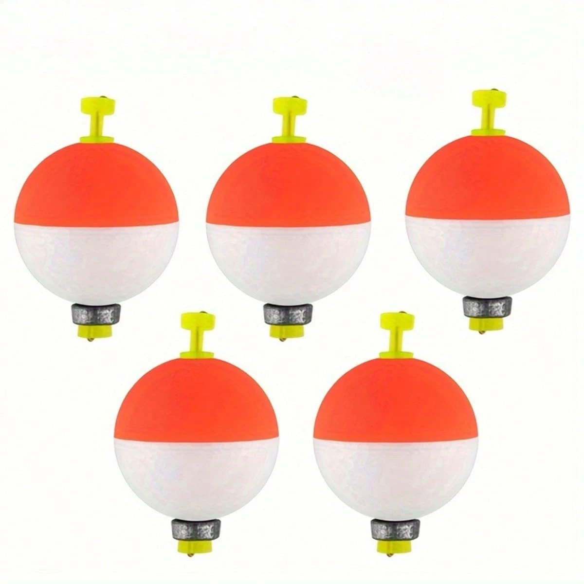 5pcs Highly Sensitive Circular EVA Fishing Floats, Visible Foam Fishing ...