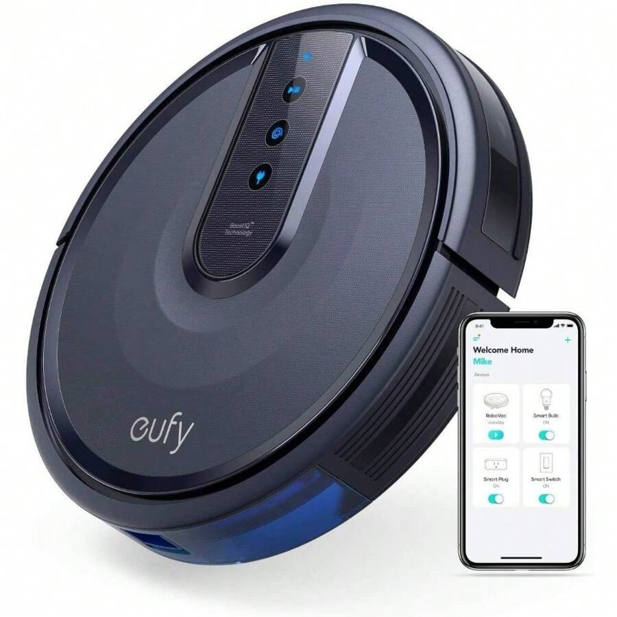 Eufy RoboVac 25C Robotic Vacuum Cleaner Wi-Fi Smart Automatic Sweeper ...