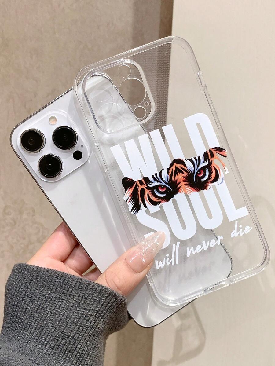 Fierce Animals Minimalist Fierce Tiger Eyes & Letter Print Colorful ... Fierce Animals Minimalist Fierce Tiger Eyes & Letter Print Colorful ...