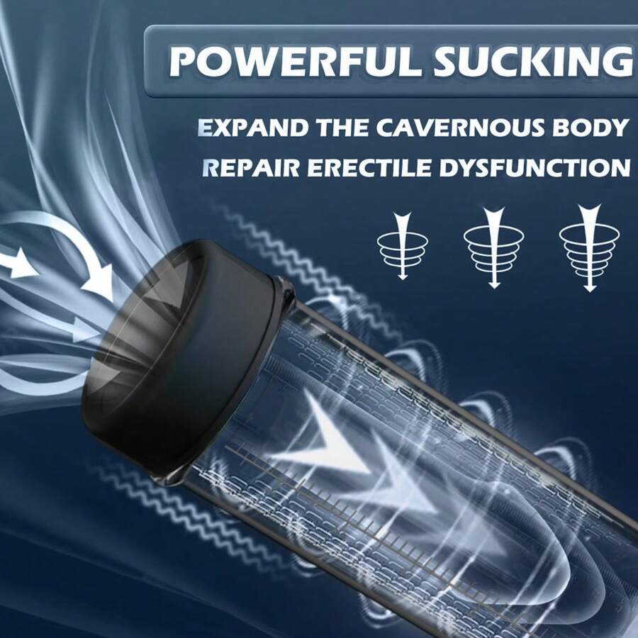 Men's Trainer Electric Penis Pump Expanding Vacuum Pump Male ...
