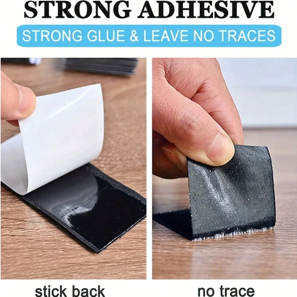 30pcs Self-Adhesive Fastening Tape, Double-Sided Interlocking Tape ...