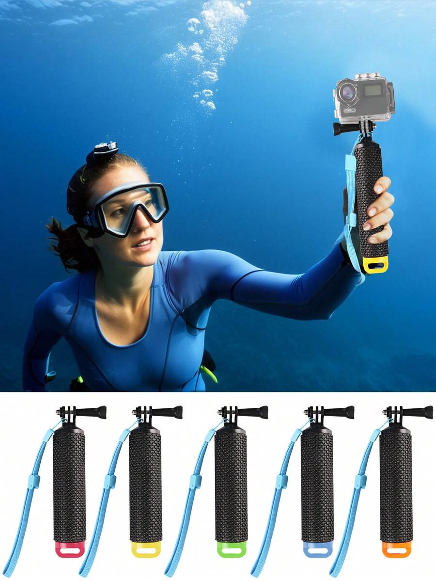 1PC Floating Handle With Anti-Drop Rope Waterproof Monopod For GoPro ...