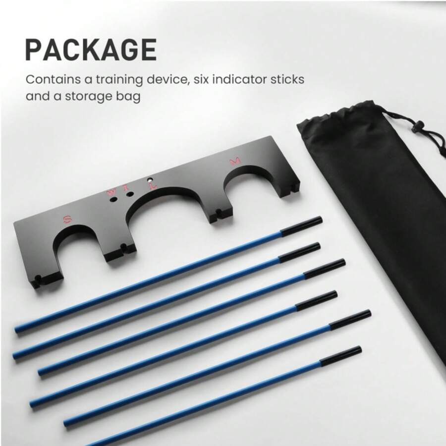 Golf Training Aid Aim Gate With 6 Alignment Sticks And 5 Different ...