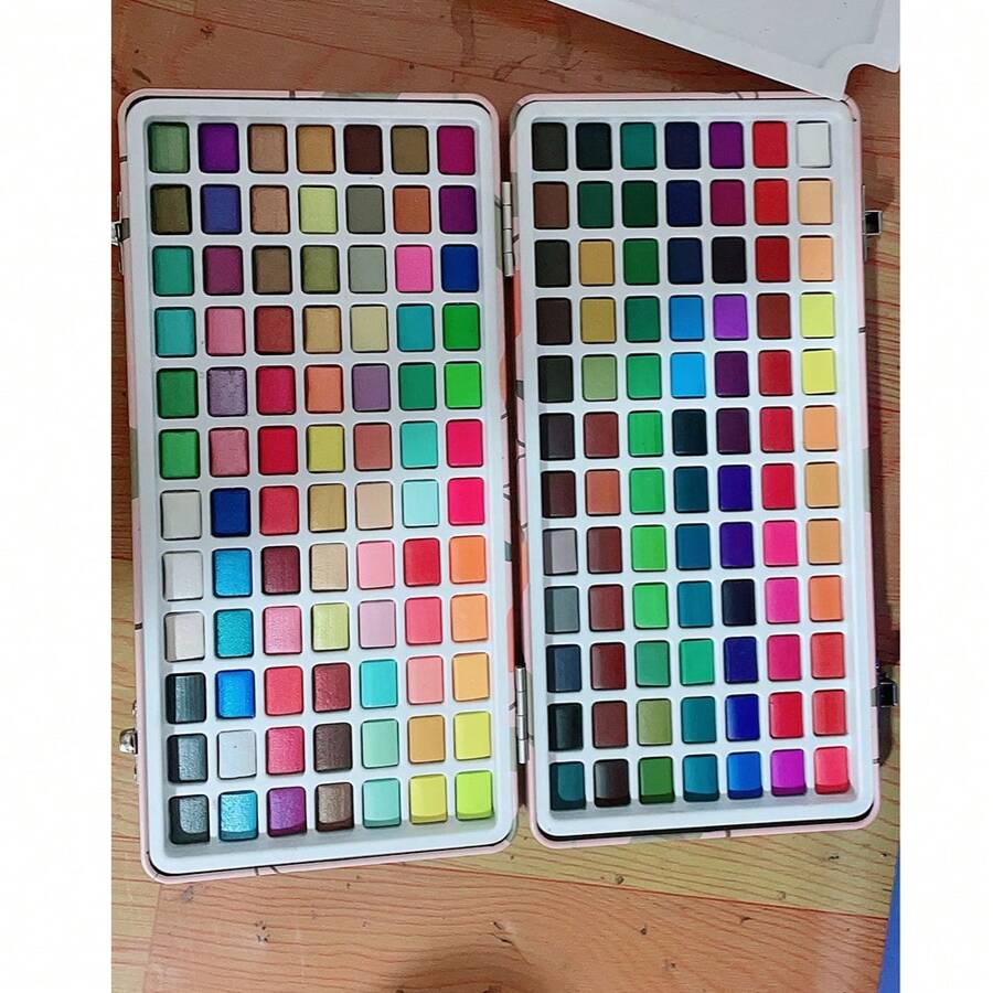 Superior 168 Colors Solid Watercolor Paint Set Basic Watercolor ...