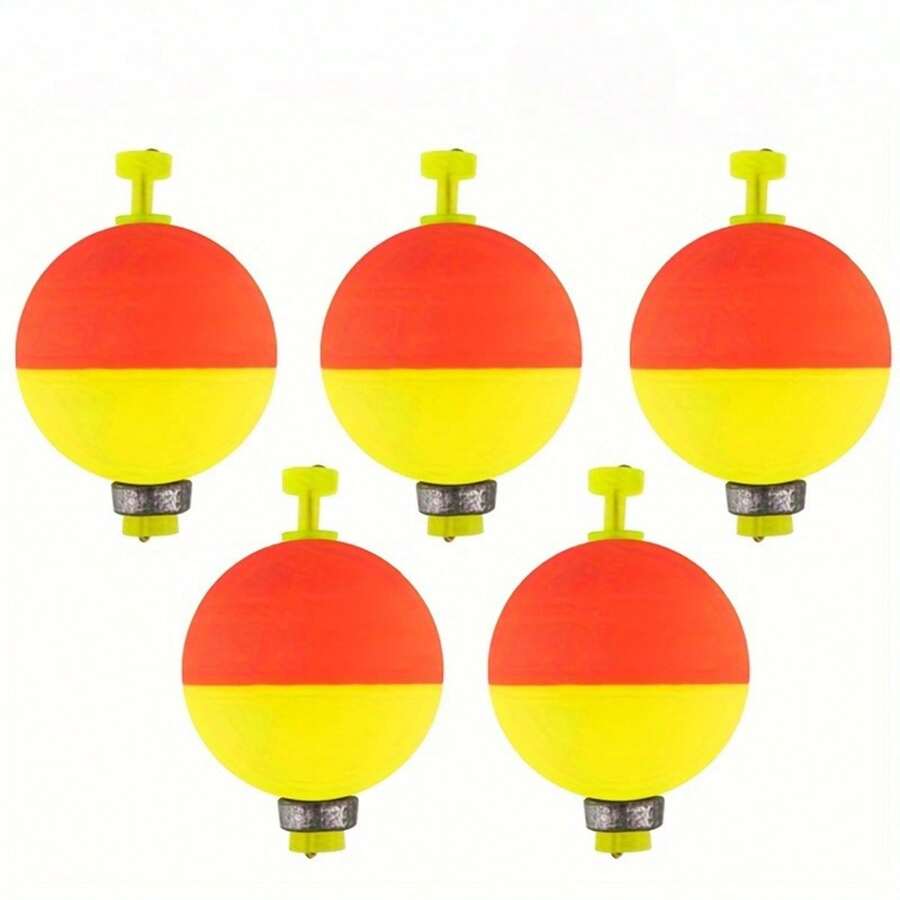 5pcs Highly Sensitive Circular EVA Fishing Floats, Visible Foam Fishing ...