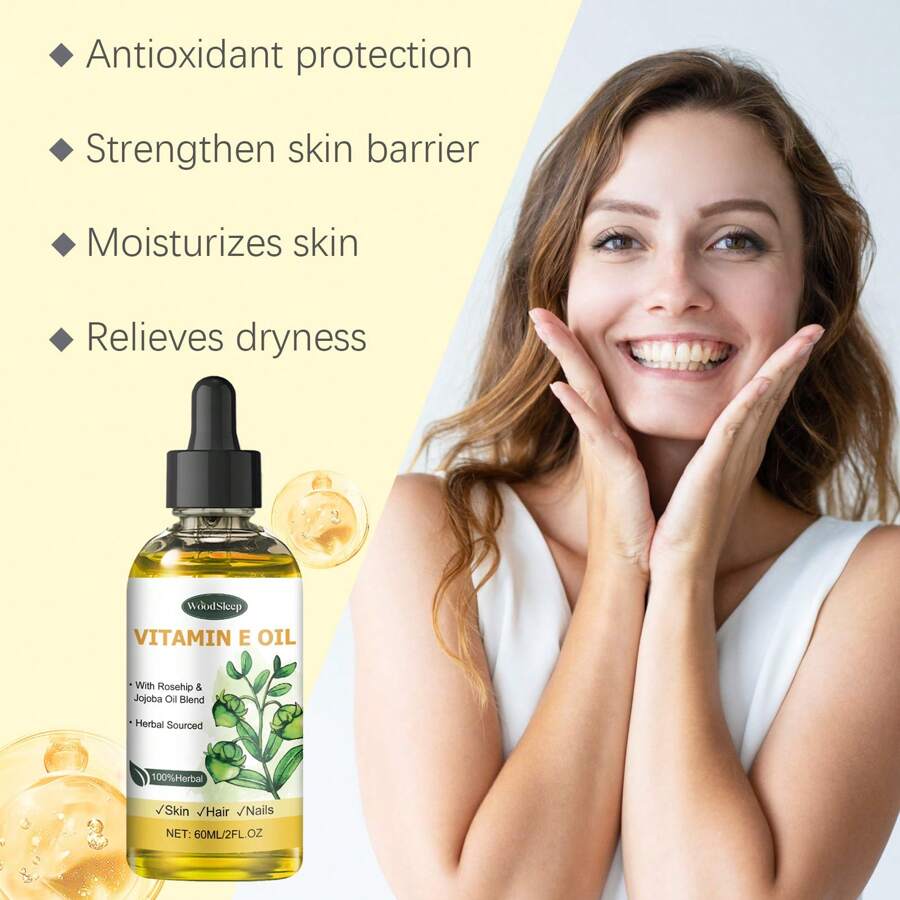 60ml Herbal Skin Nourishing Oil, Vitamin E Moisturizing Skin Care Oil ...
