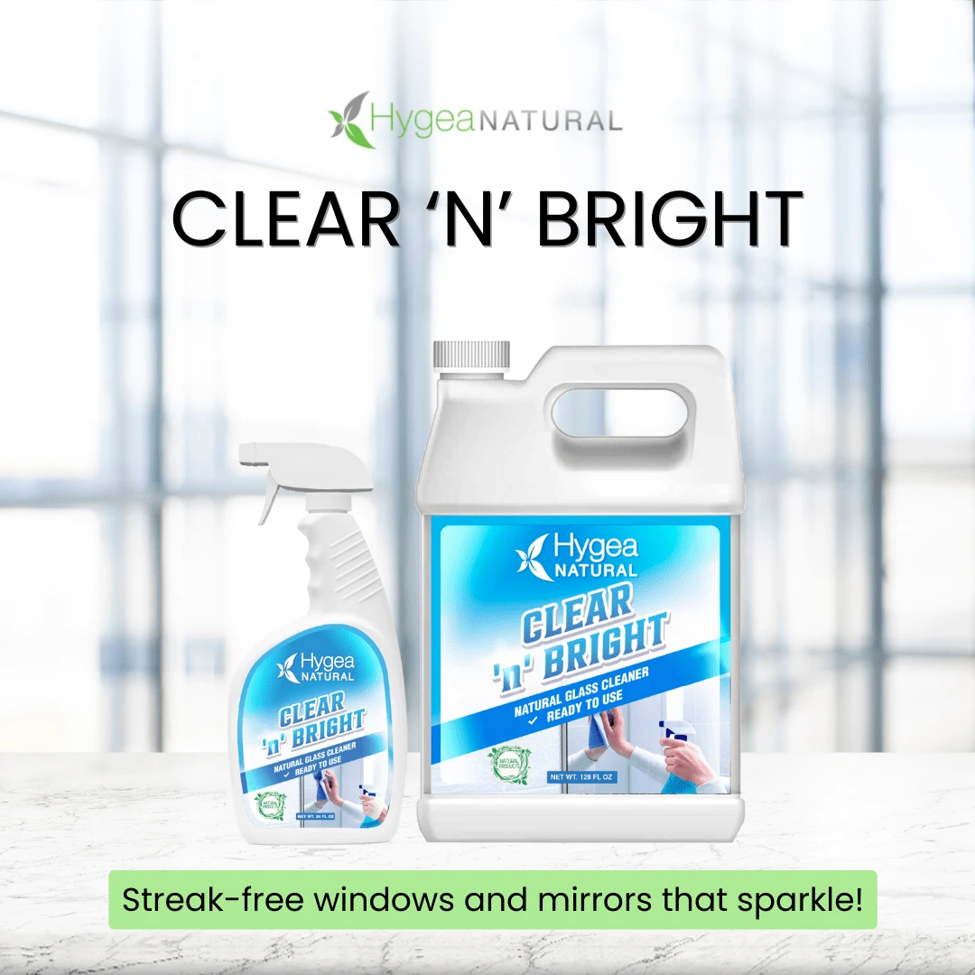 Hygea Natural Clear 'n' Bright - Glass Cleaner (Ready To Use) 24 Oz ...