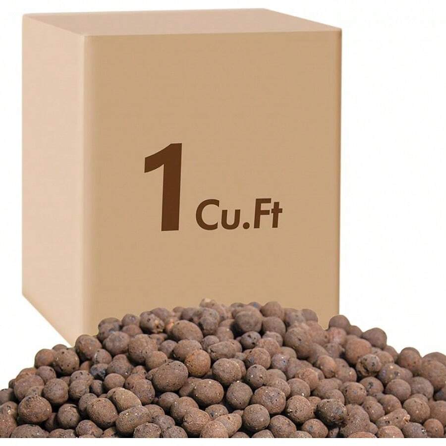 Ceramic Planter Filler Balls 1 Cu. Ft, Expanded Porous Clay Pebbles ...