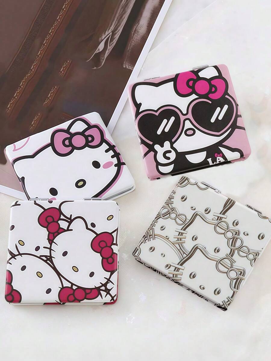 Sanrio Hello Kitty Spiegel Anime Karakters Kitty Kat Kaptafel Voor ...