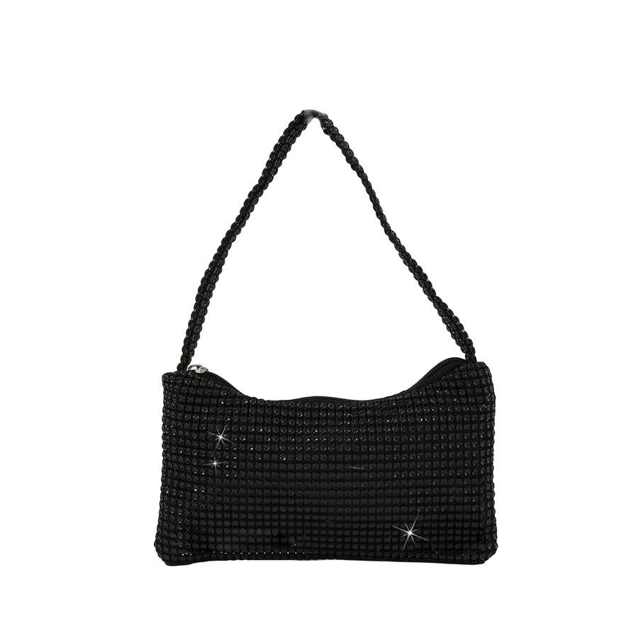 Rhinestone Evening Bag Bling Purse Underarm Bag Sparkly Diamond ...