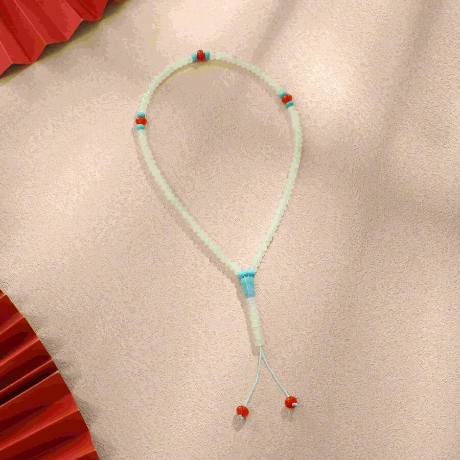 Islamic Prayer 99 Beads Tasbih, Natural Stone Misbaha Tasbeeh For ...