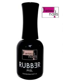 1 Pieza - 15 ml Gama 6 pzas RUBBER Fantasy Nails / Rubber Cristal ...