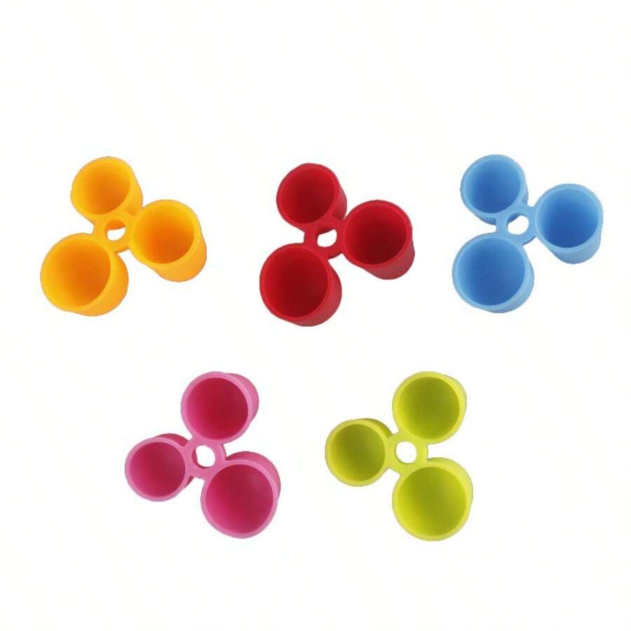 6 ErgoGrip Silicone Pencil Grips - Triangular Writing Assistance Tool ...