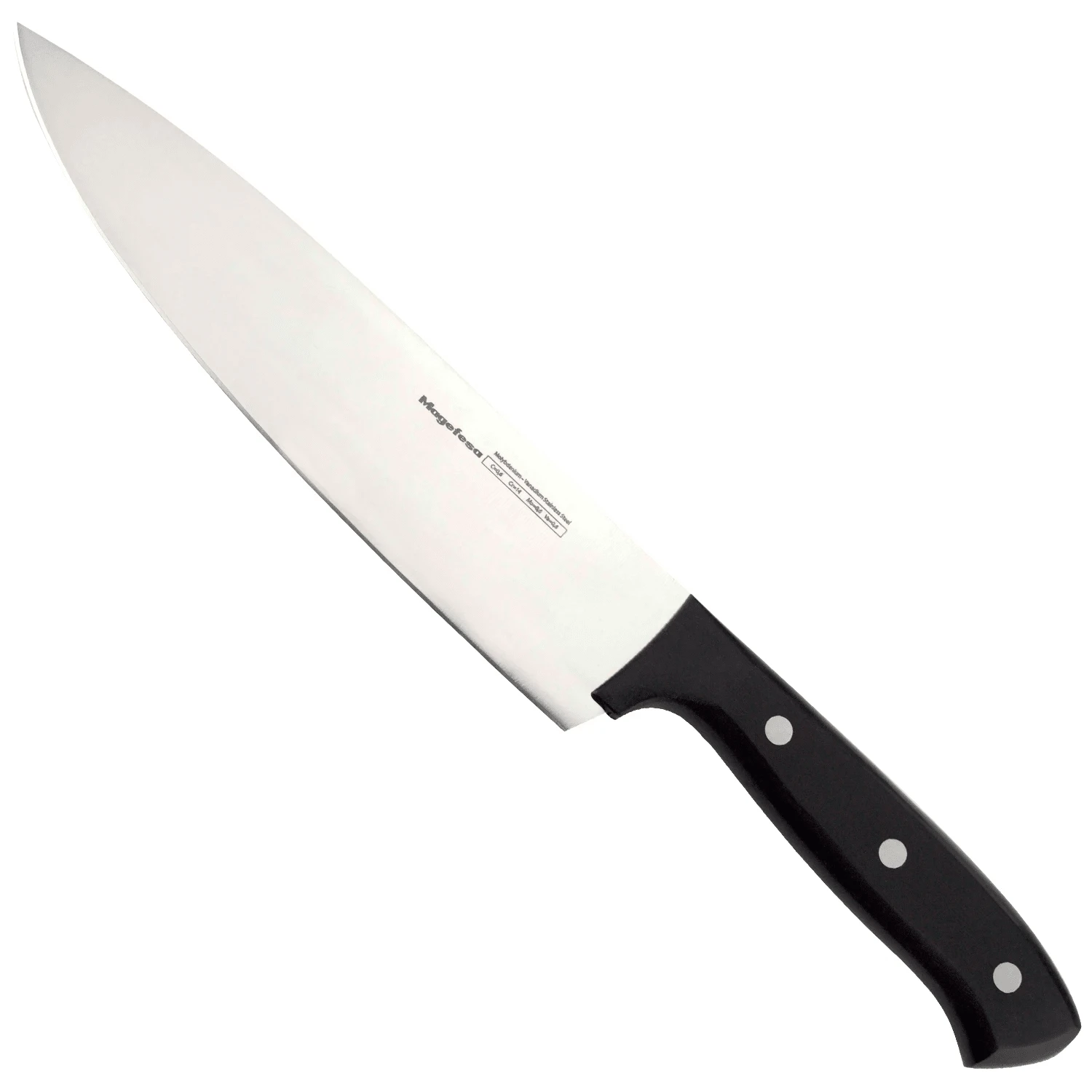 Magefesa Chef's Kitchen Knife, Blade Made Entirely Of Stainless Steel ...