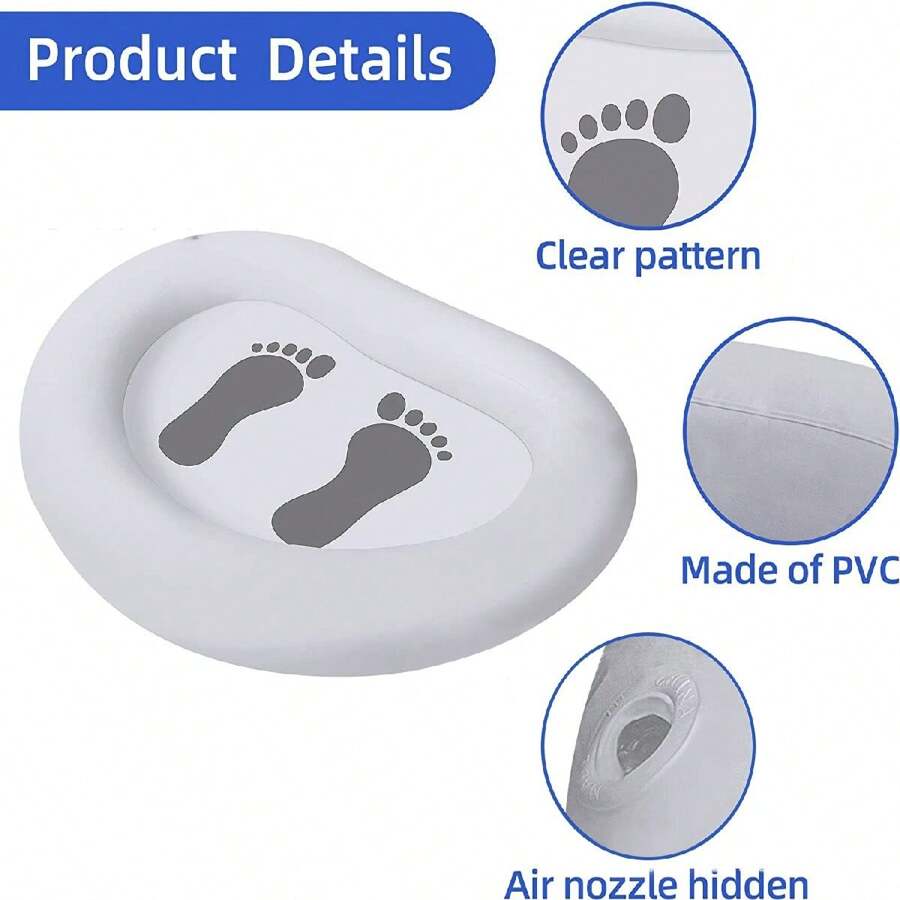 Cross-Border New Product Spa Foot Pool PVC Inflatable Foot Bath Home ...