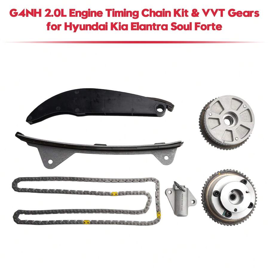 G4NH 2.0L Engine Timing Chain Kit & VVT Gears For Hyun'dai Kia Elantra ...