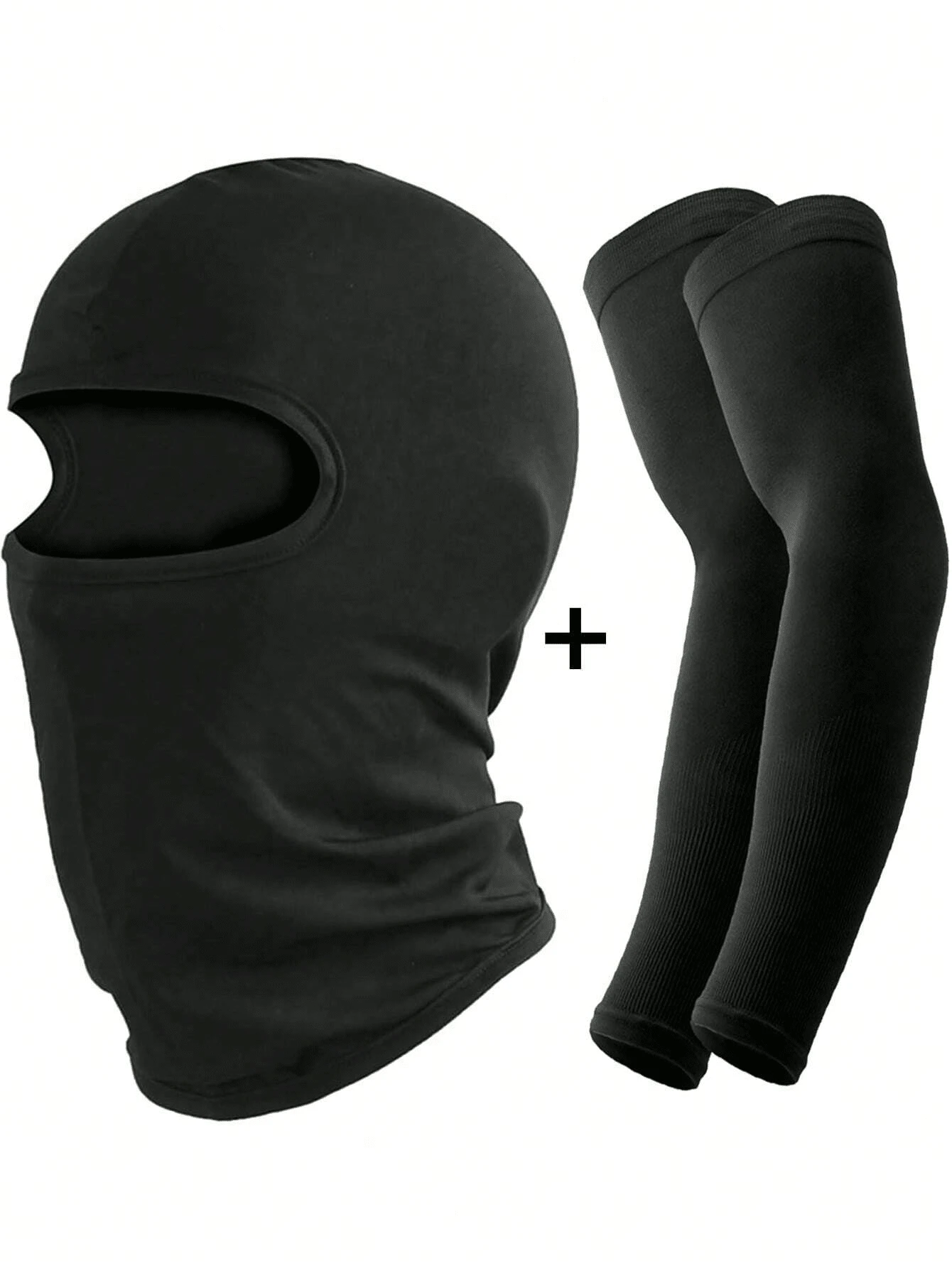 Balaclava Face Mask+Arm Sleeves Set, Summer Cooling Neck Gaiter, UV ...