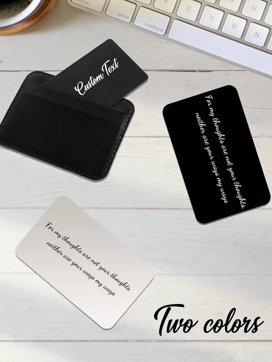 Personalized Metal Card Wallet Insert With Aluminum Alloy Card ...