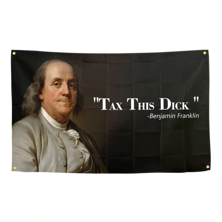 Tax This Flag Funny Flags For Room 3x5 Feet College Dorm Room Decor Man ...