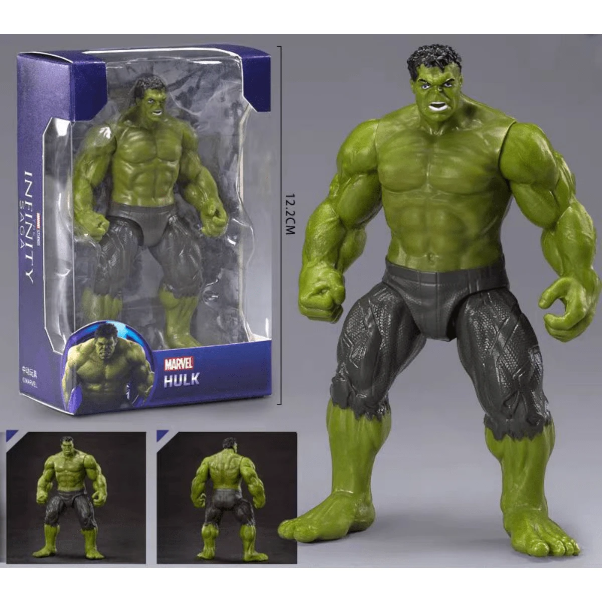 Hasbro Hulk 4/7 Inch Action Figure - The Incredible Hulk Collectible ...