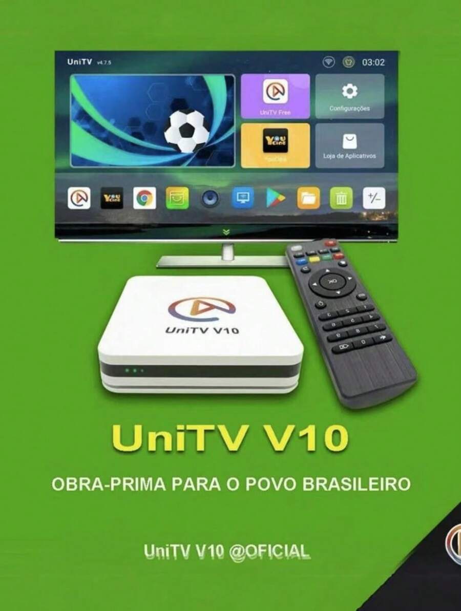 UNITV V10 Conversor de Smart Tv Box 4k Android 11 Wifi 5g Internet Tv ...